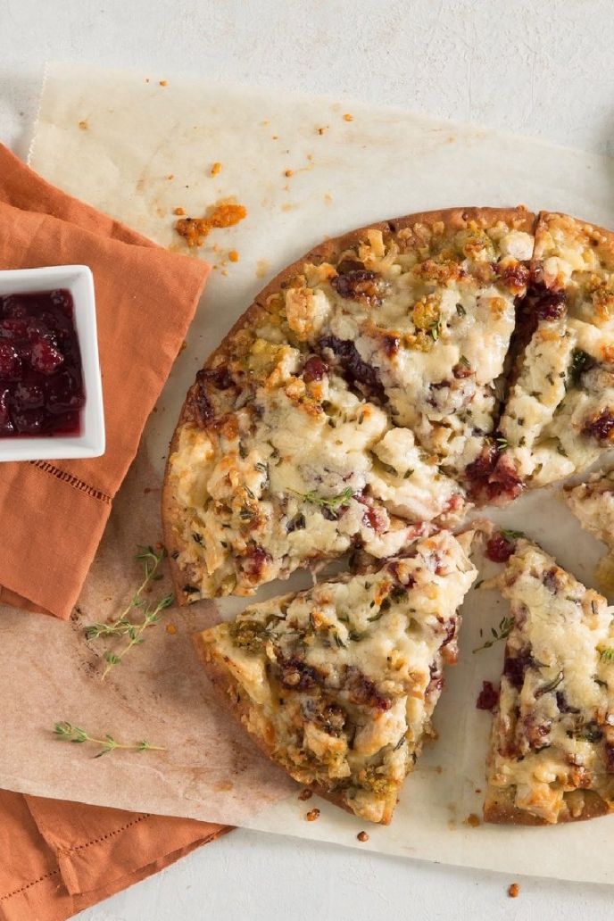 Thanksgiving Leftover Pizza | Scrappy Geek